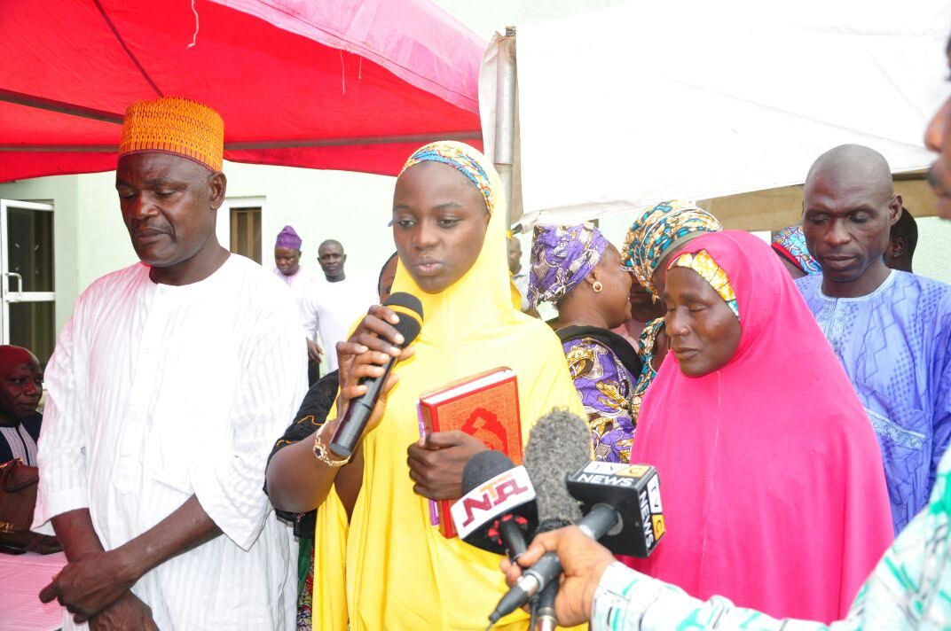 More photos: 21 released Chibok schoolgirls reunite with their parents