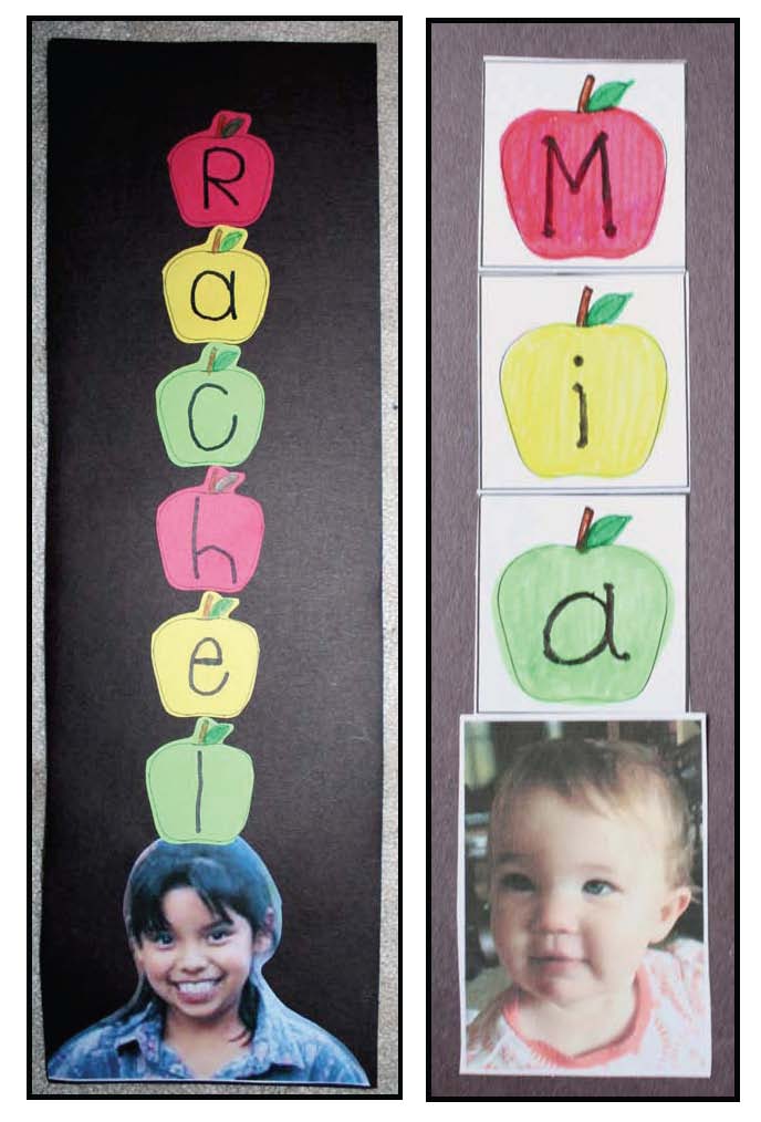 Apple Themed Name Writing Activities - Classroom Freebies