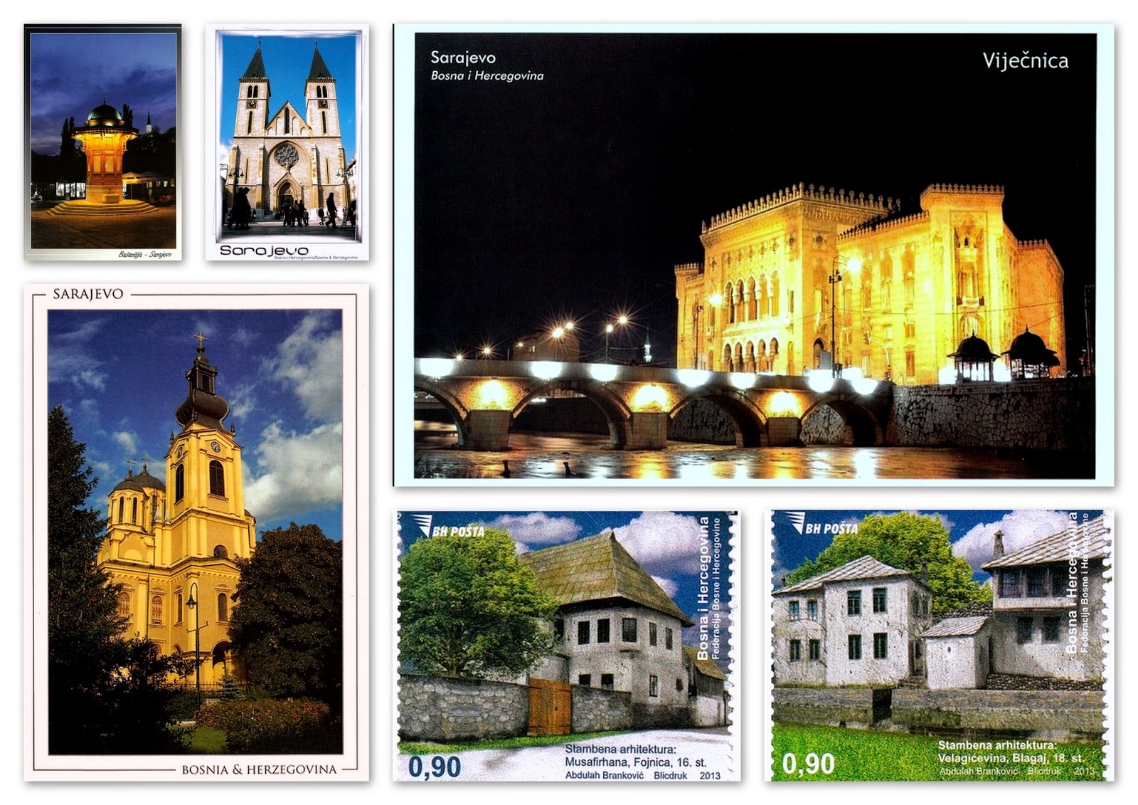 Kao na dlanu : Razglednice iz Sarajeva