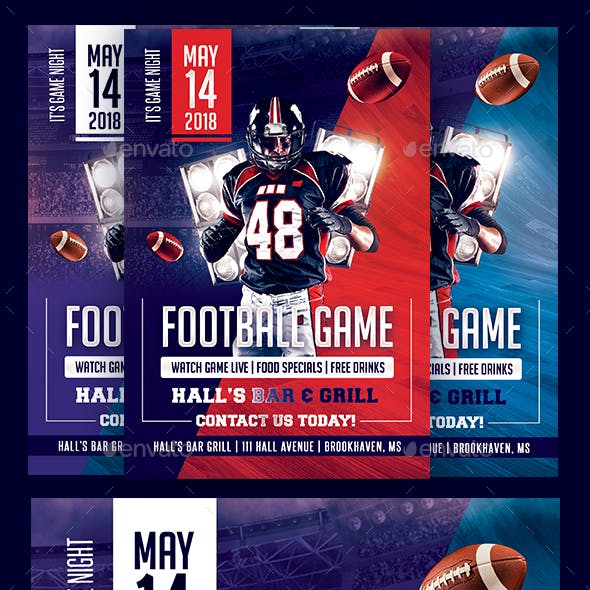 200+ Best Football Flyer Templates | Graphic Design Resources