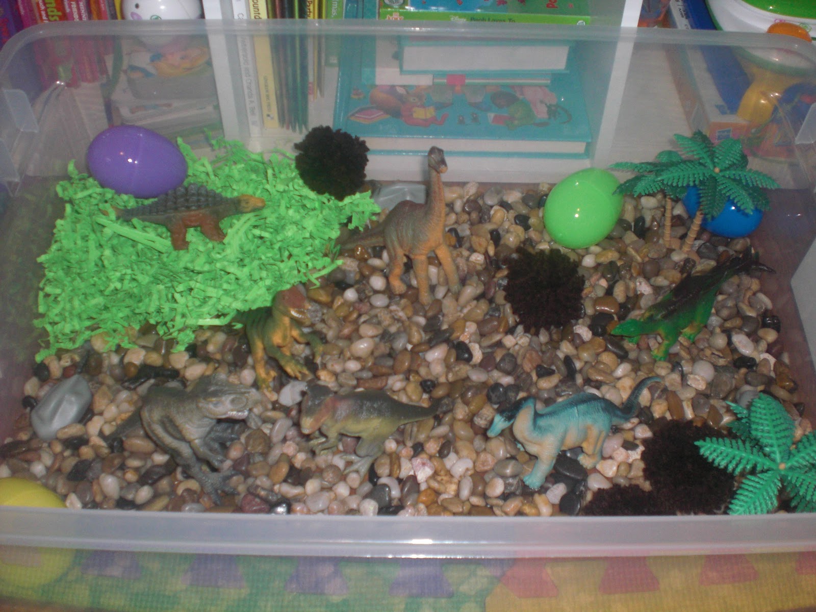 Belle's Butterfly Dreams: Dinosaur Sensory Tub