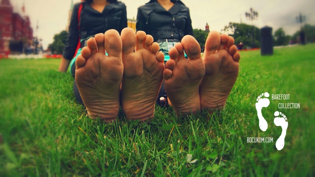 Barefoot Twins Sisters "Walking in the subway" [December Discount - $29.95]