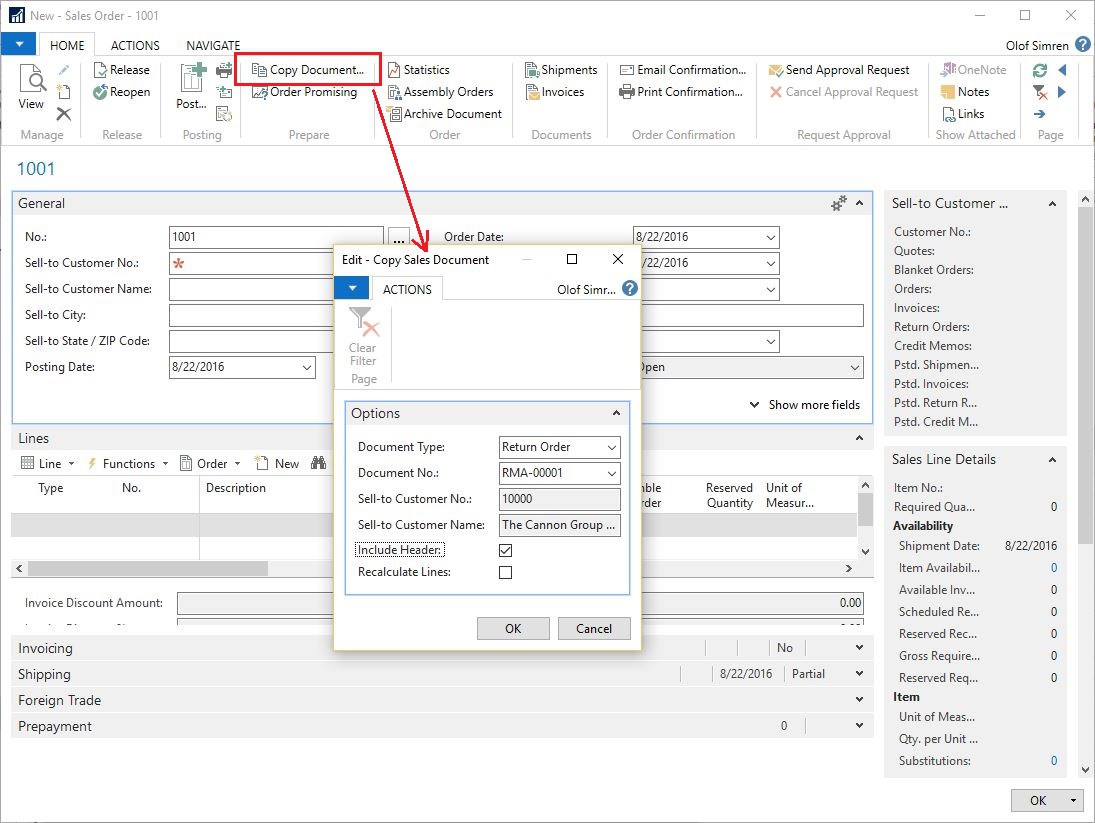 Microsoft Dynamics NAV/Business Central: Dynamics NAV Copy Document ...
