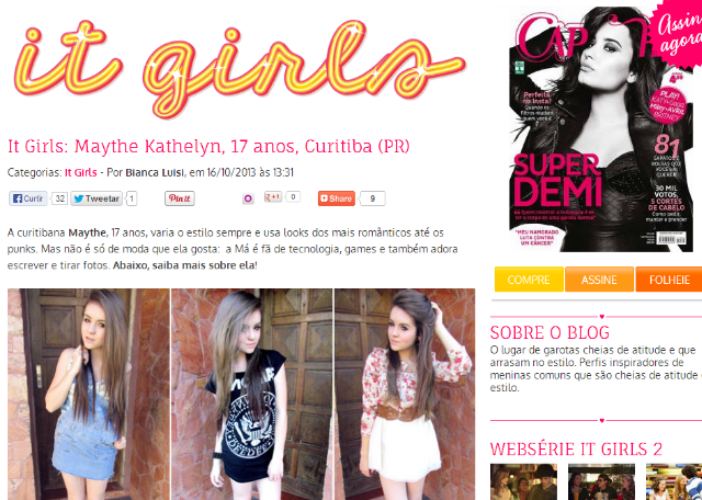 It Girls Capricho! | May Secret Place | by Maythe Kathelyn