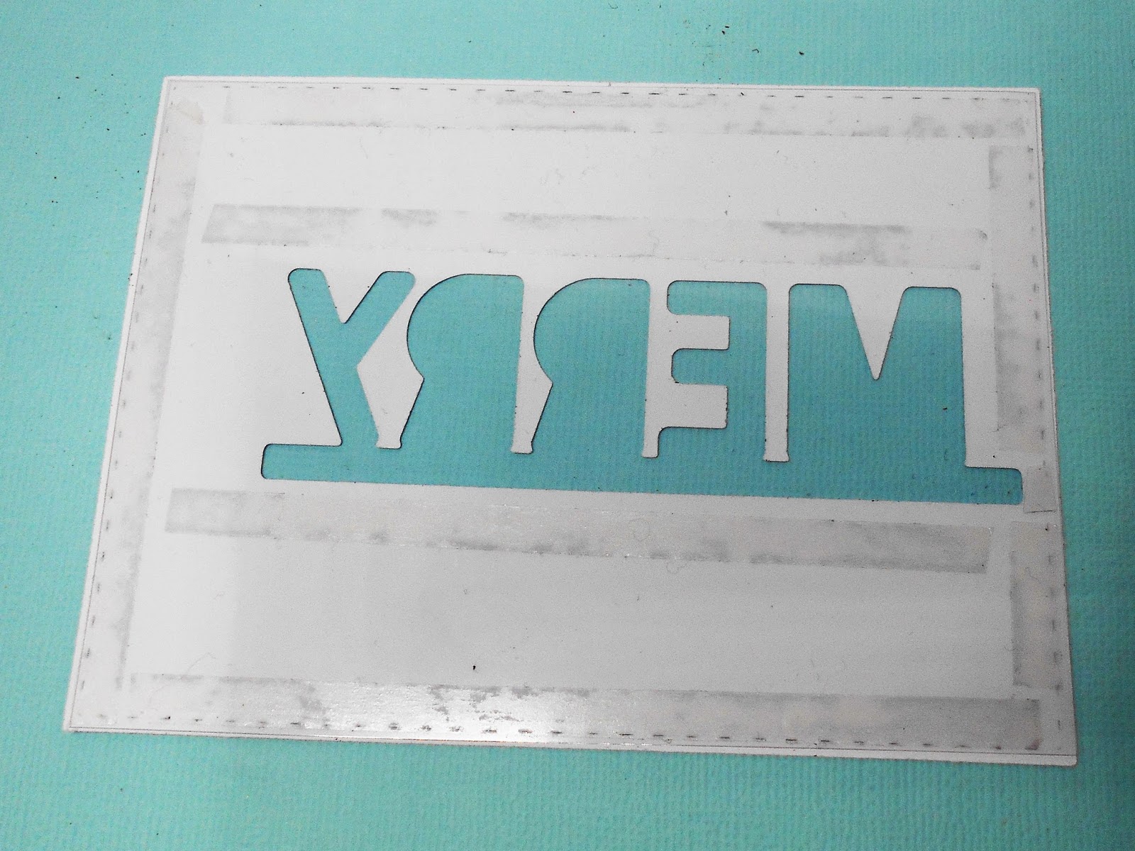 JenniferD's Blog: La-La Land Crafts Shaker Word Card Tutorial