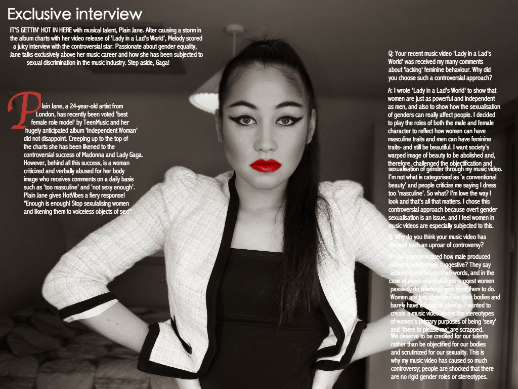 A2 Media Portfolio: Article interview layout (14/02/14)