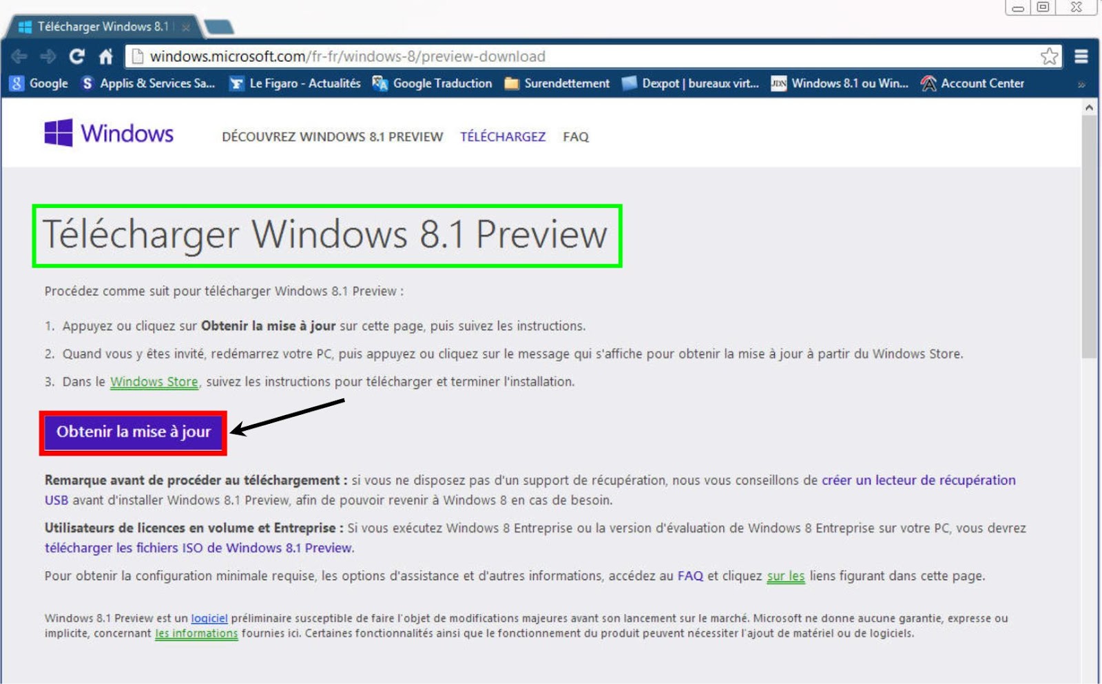 Installer Windows 8.1 Via le store - Le blog de thierry042