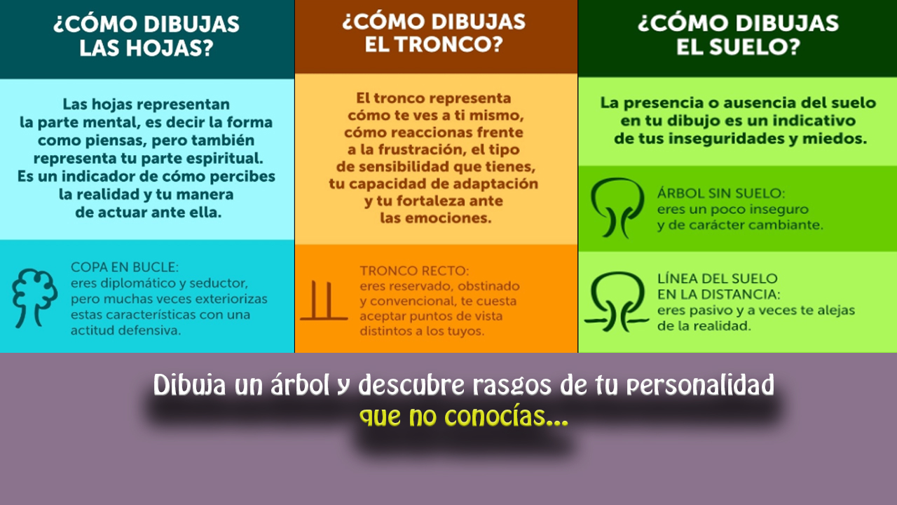 Descubres los rasgos de tu personalidad dibujando un árbol