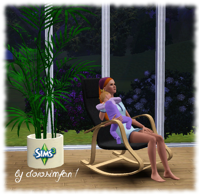 Sims Marktplatz: {S3} Schaukelstuhl