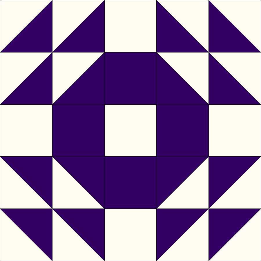 Northern Deb Quilts: Block Tutorial for a navy and white quilt