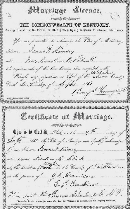 Western Kentucky Genealogy Blog: Tombstone Tuesday - I.W. Kimsy