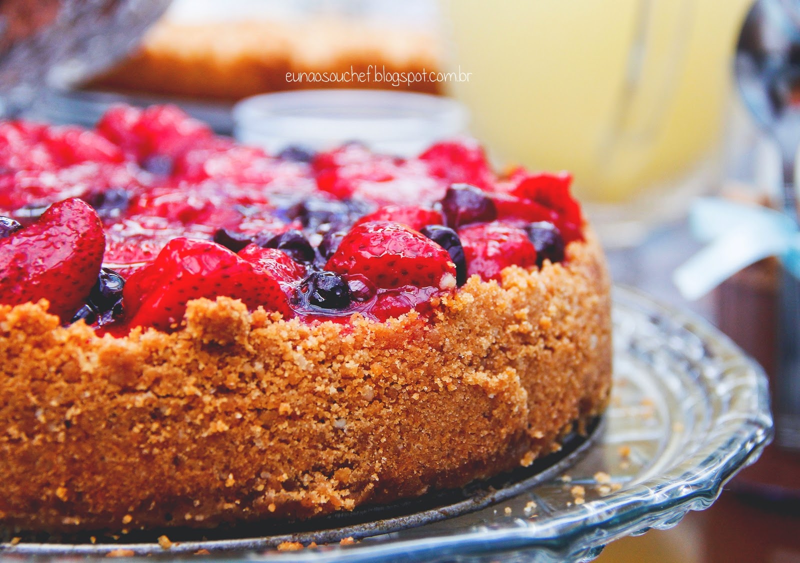 Cheesecake de frutas vermelhas - Eu não sou chef