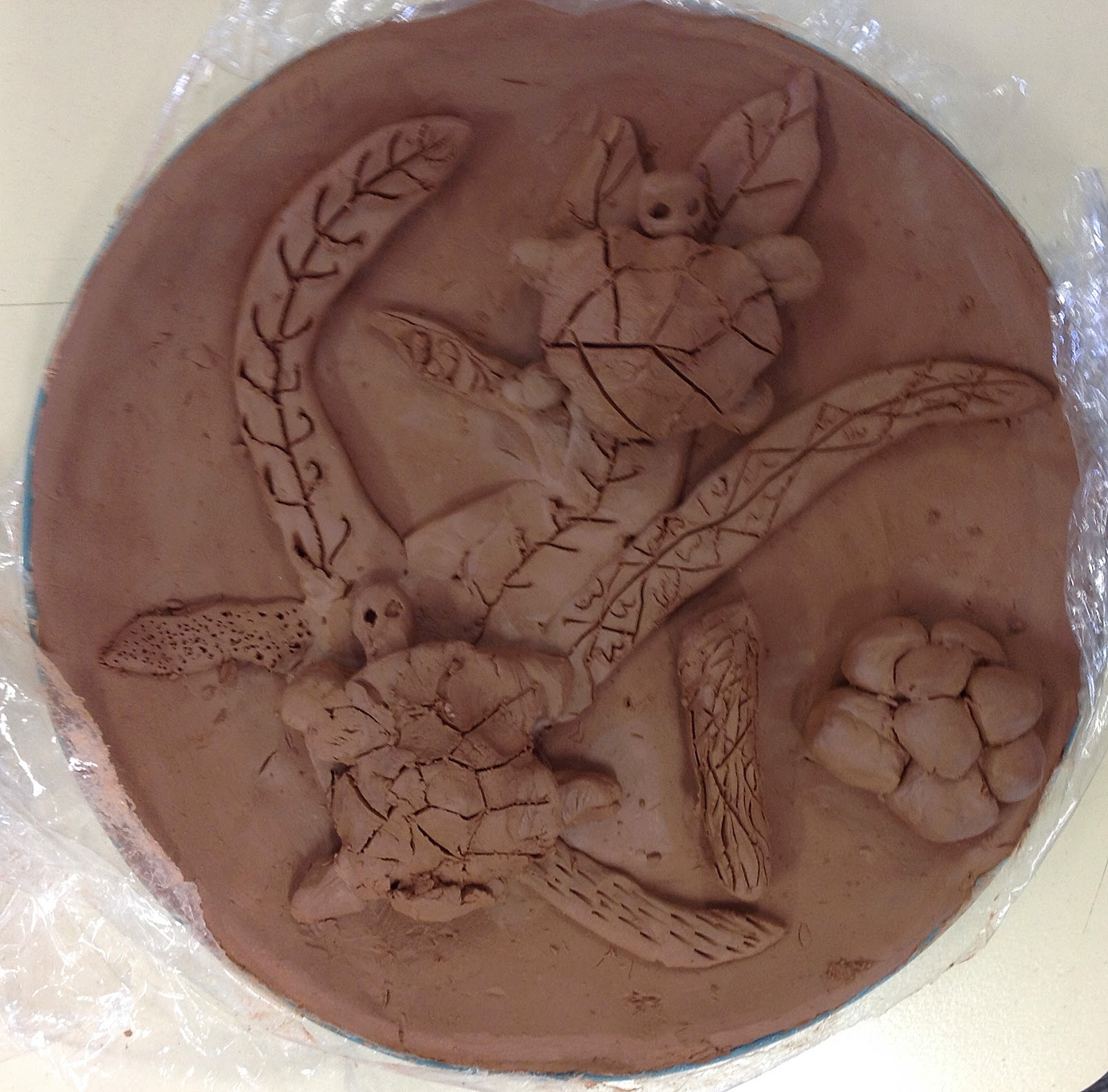 CLAY WORK - Low Relief Sculpture - Year 5 and 6