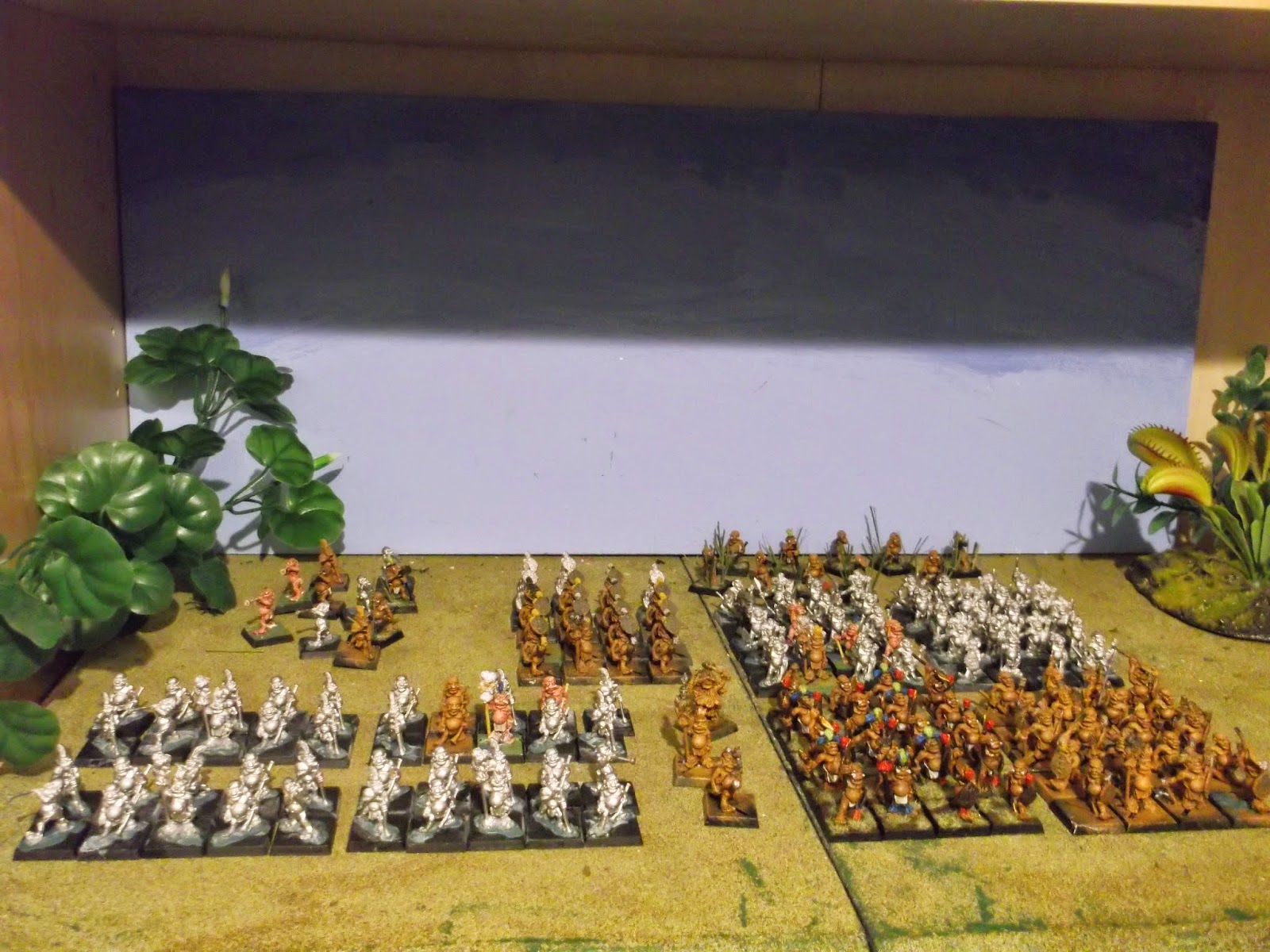 Goblin Lee's Miniatures Blog. : Bonus time Pygmies and a few Slann!