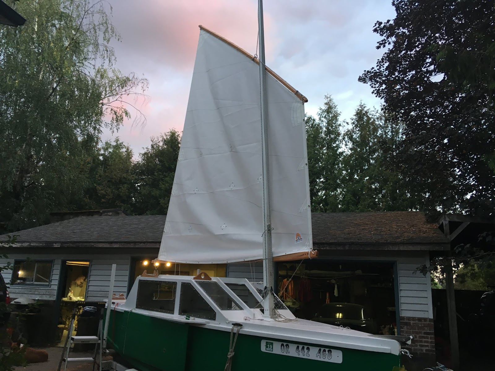 Michalak Robbsboat build: New professionally built sail from Really ...
