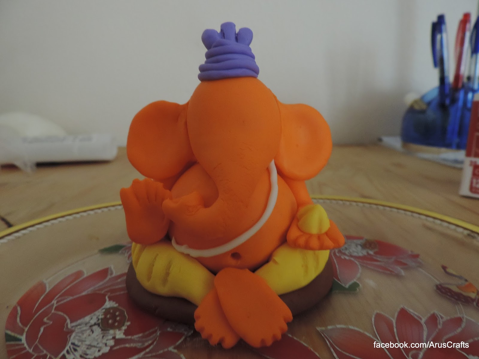 Aru's Crafts: Clay Ganesha
