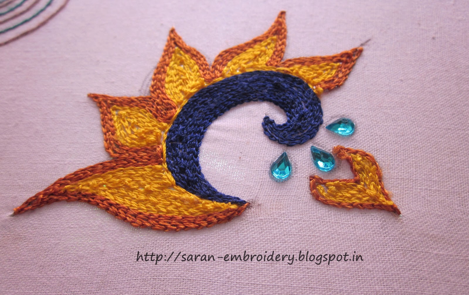 SARAN-EMBROIDERY: DESIGN OF AARI EMBROIDERY