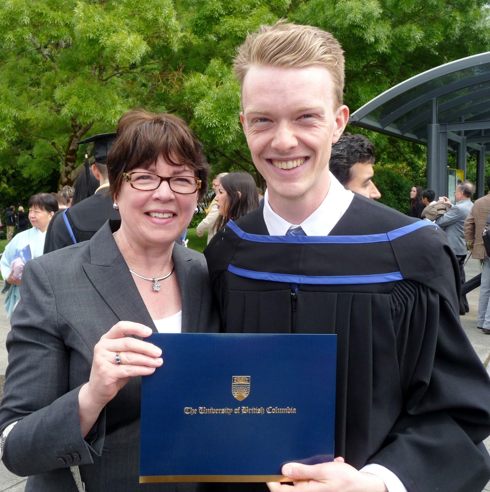 Donna's Report: Sam Graduates from UBC