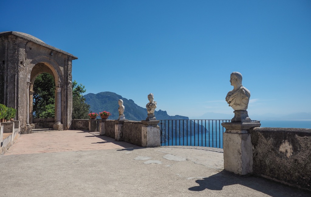 Italy: The gardens of Villa Cimbrone. The best view in Italy.