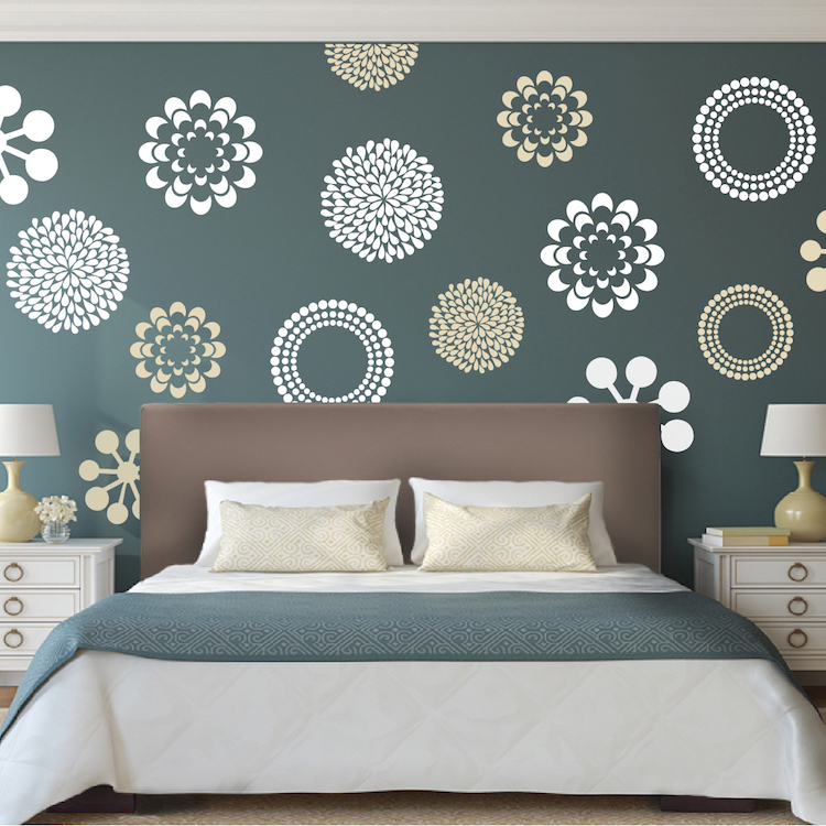 Inspirasi Top Gambar Stiker Dinding Kamar Tidur