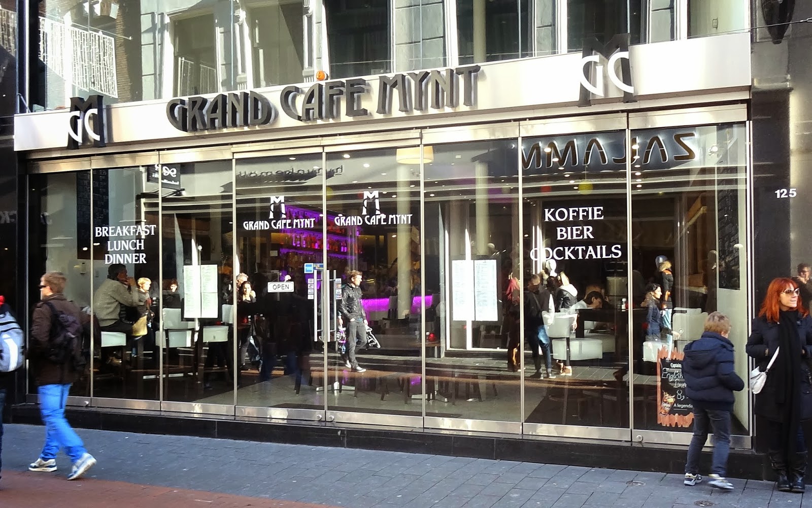 Layman's London: Grand Cafe Mynt, Nieuwendijk, Amsterdam