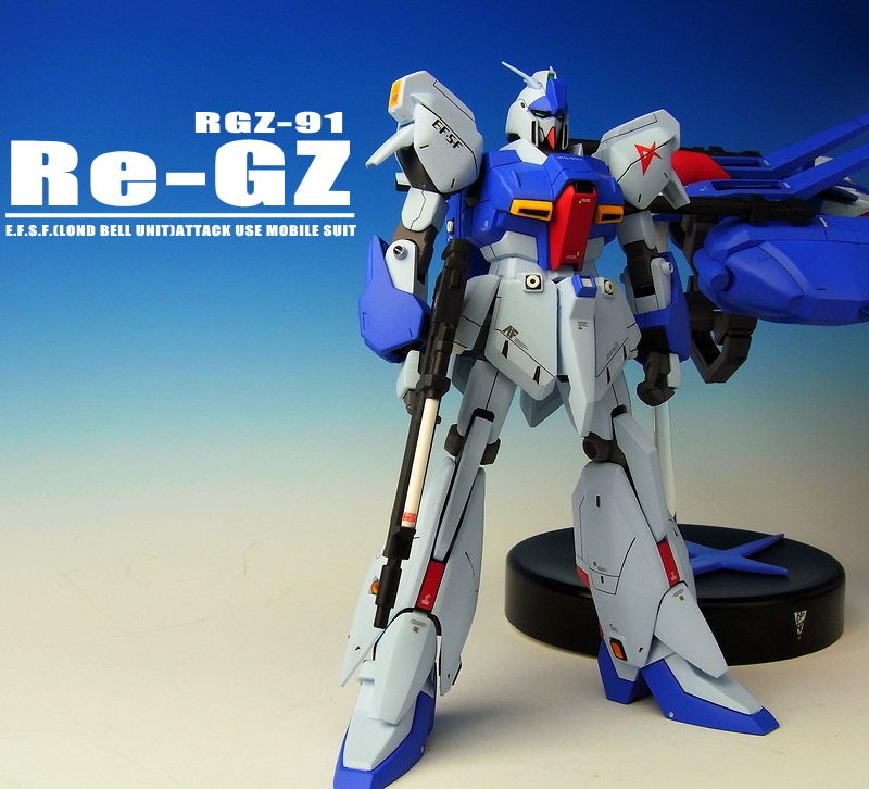 GUNDAM GUY: HGUC 1/144 RGZ-91 Re-GZ - Customized Build