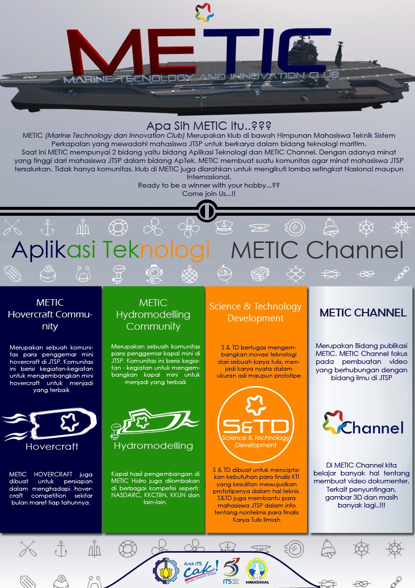 METIC-ITS: Apa itu METIC..?? See this POSTER