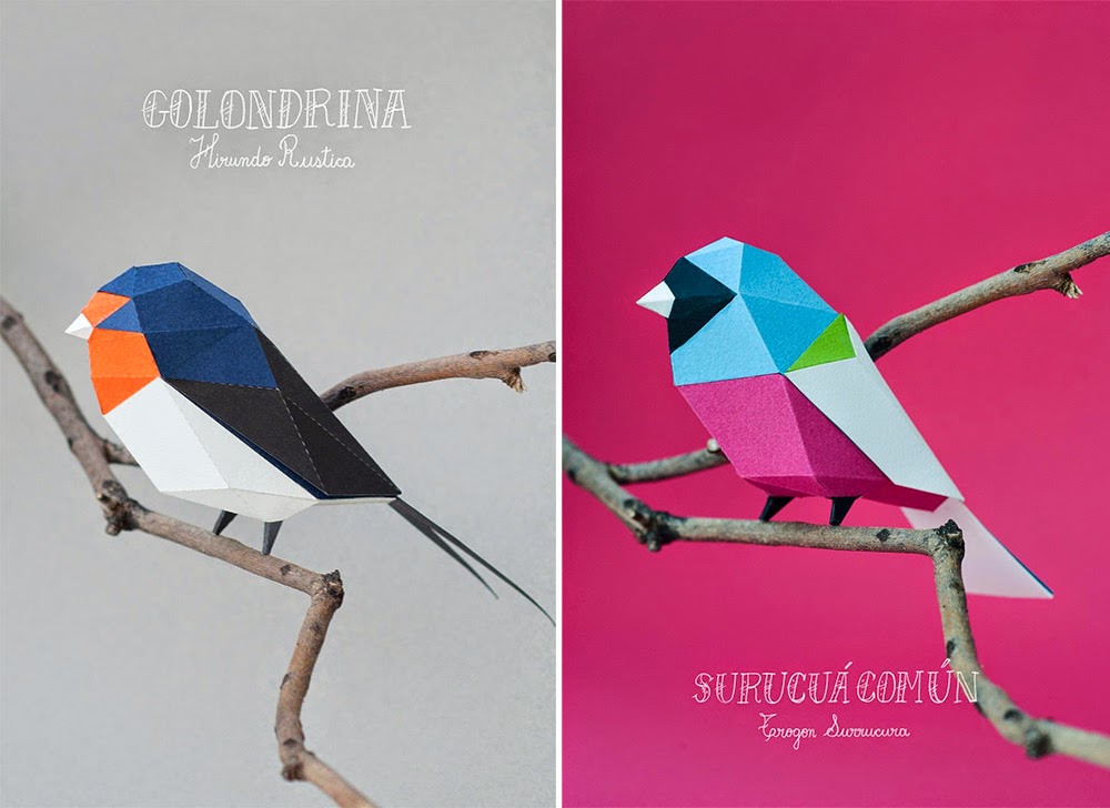 Simply Creative: Geometric 3D Paper Sculptures by Estudio Guardabosques