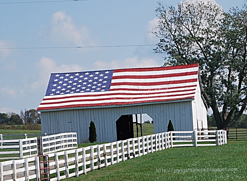 Joy's Jots, Shots & Whatnots: US Flag Barn