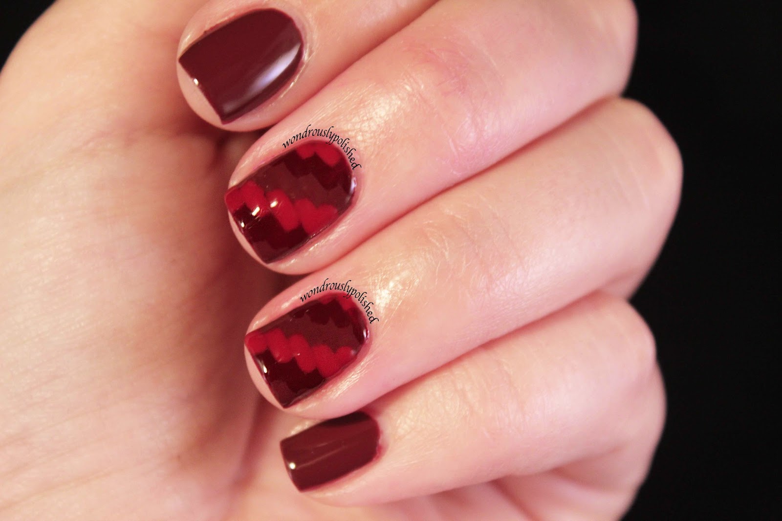 Wondrously Polished: 31 Day Nail Challenge - Day 1: Red