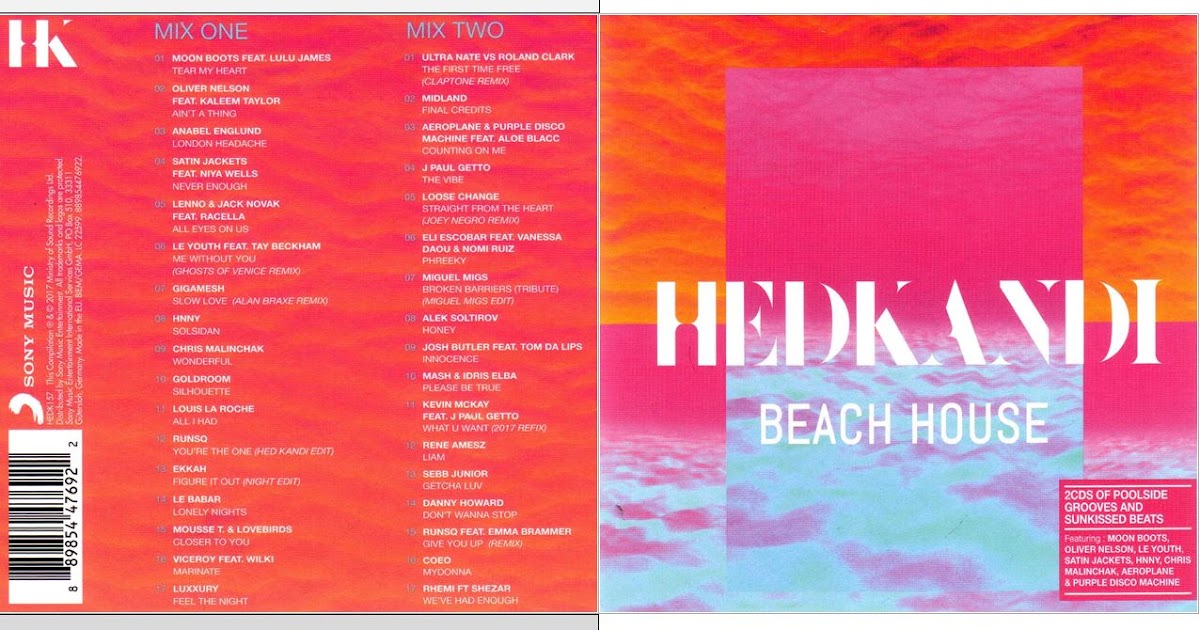 MUSICOLLECTION: HED KANDI - Beach House - 2017