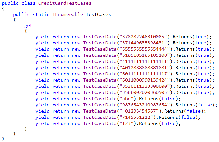 Jeremy Bytes Getting Nunit Test Parameters From A File Or Other Source