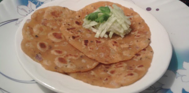 Sizzling Foods: Pumpkin Paratha