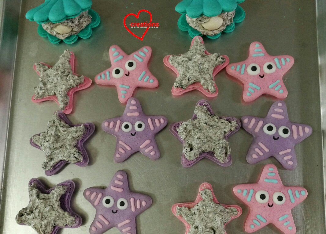 Loving Creations for You: Mermaid, Seashell & Starfish Cookies N Cream ...