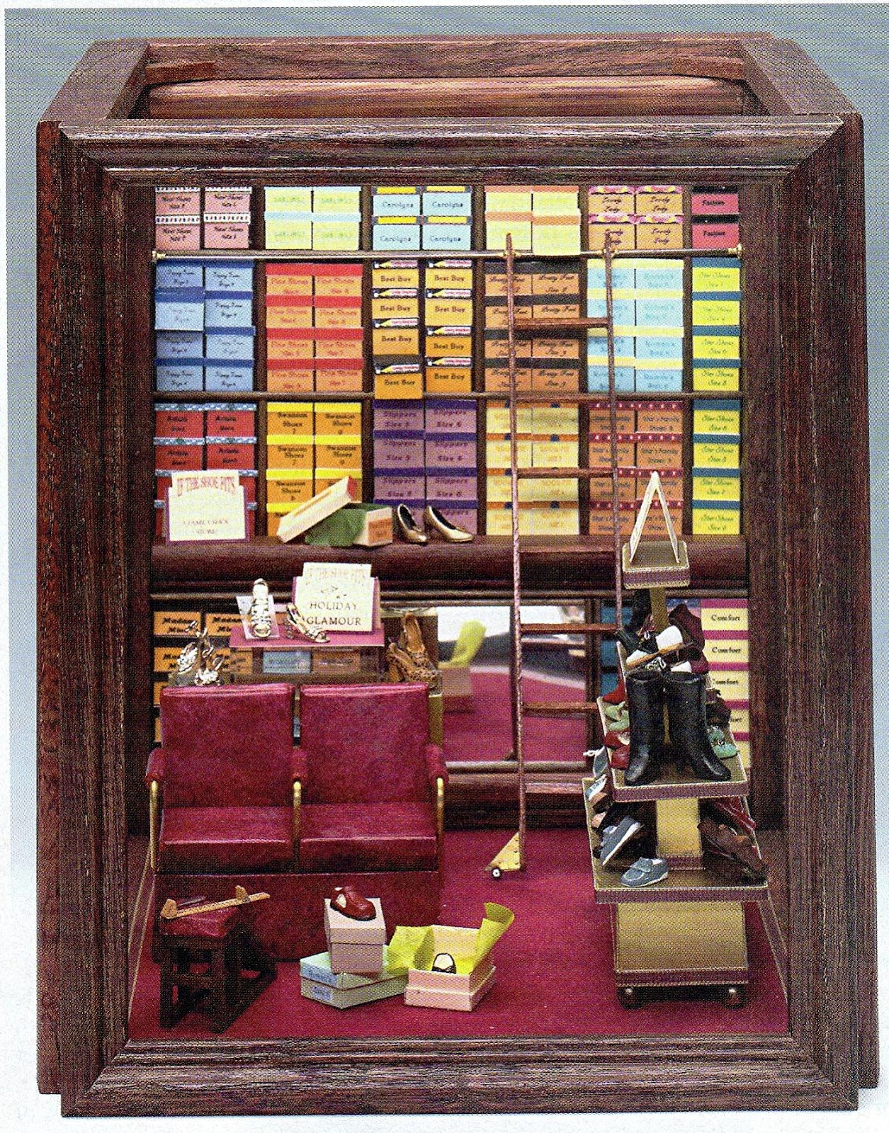 DYI DOLLHOUSE MINIATURES: MAKING ROOMS & DISPLAY BOXES FROM PICTURE FRAMES