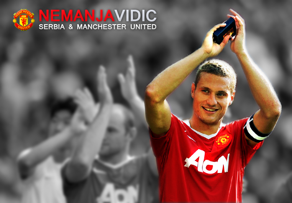 wallpaper free picture: Nemanja Vidic Wallpaper 2011
