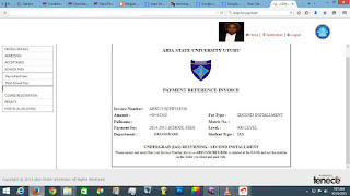 Steps In Paying Absu School Fees - welcome to Absu Vila|Absu No 1 Gist ...