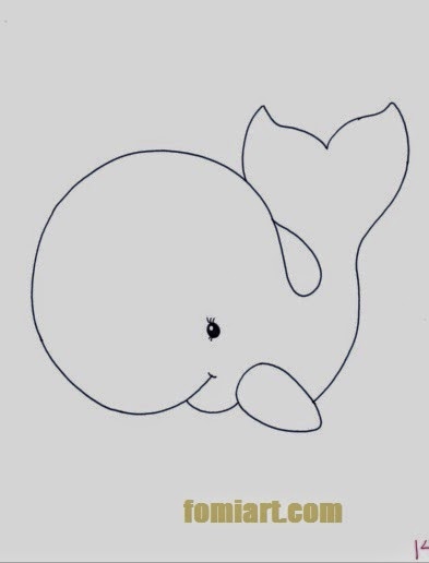 Ballenita en fomi ~ Fomi Moldes