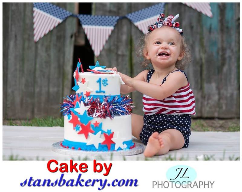 Leslie's Cool Cakes from Stan's Northfield Bakery: Red, White and Blue ...
