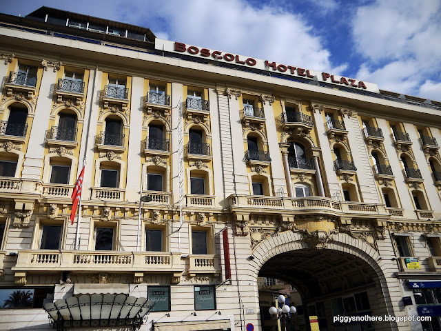 Misterpiggy Goes to France: Trafalgar Hotel: Boscolo Plaza (Nice)