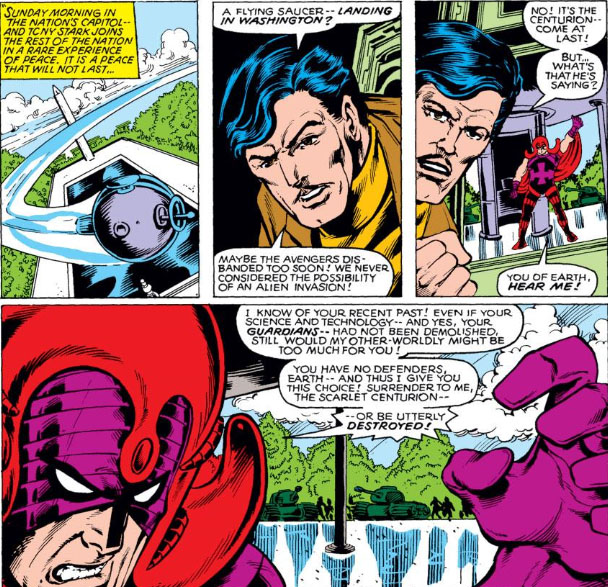 The Peerless Power of Comics!: The Scarlet Centurion Strikes!