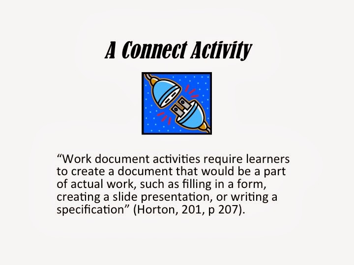 Absorb, Do, Connect Activities: "Connect" Activity