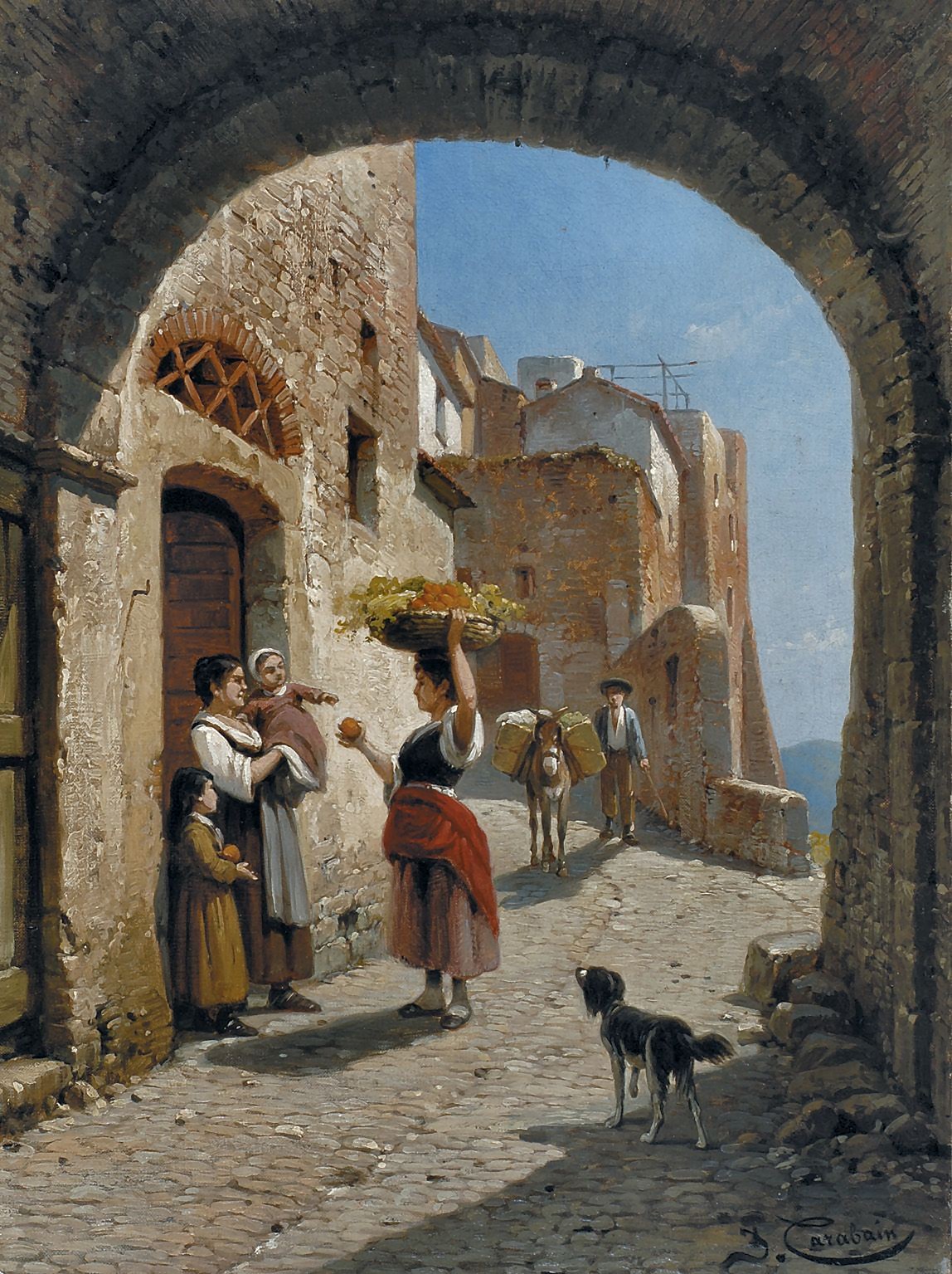 Jacques Carabain | Romantic Realism painter | Tutt'Art@ | Pittura ...