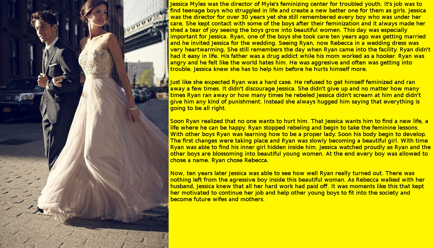 Marti's tg captions: Better life for the boys