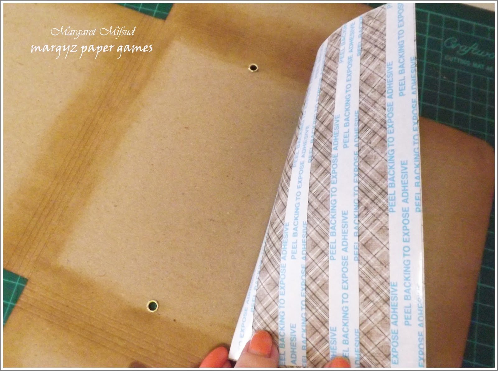 Margyz Paper Games: Photo Folio - Step by Step Tutorial - Part #2