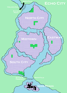 The Splintered Realm: Echo City Map