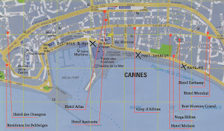 Map of Cannes, France
