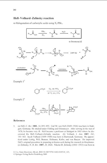 Organic Chemistry: Hell-Volhard-Zelinsky halogenation