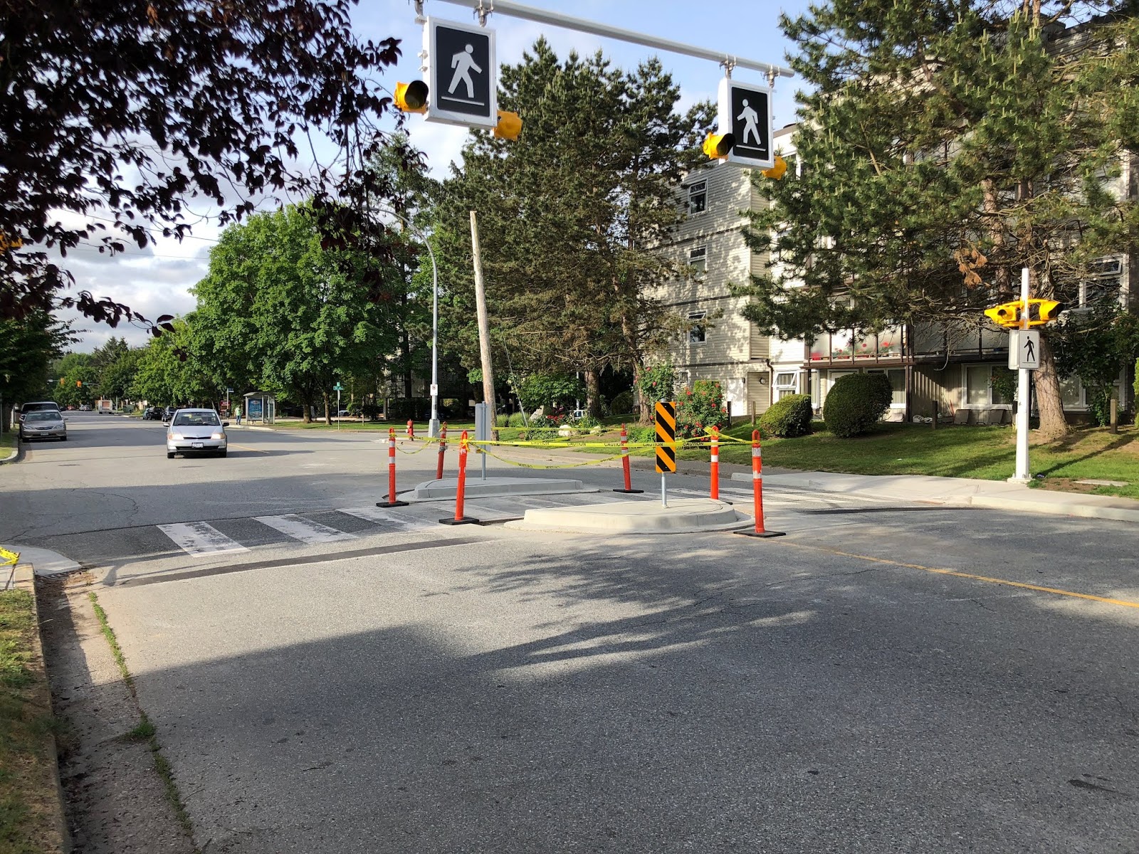 The South Fraser Blog: 204th and 54th crosswalk enhancements make ...
