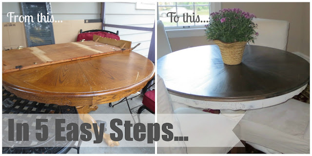 beyond the portico: A TABLE TRANSFORMATION...WITH TUTORIAL